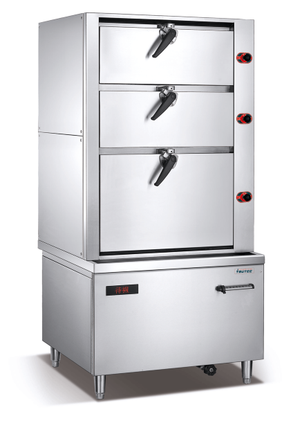 Induction 3 Desks & Upright Steamer Cabinet